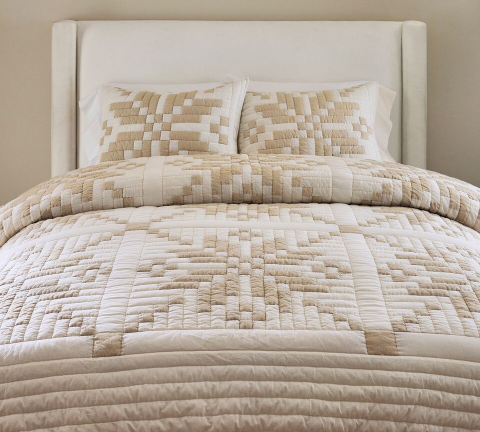 Shimmer Snowflake Bedspread | Pottery Barn UK